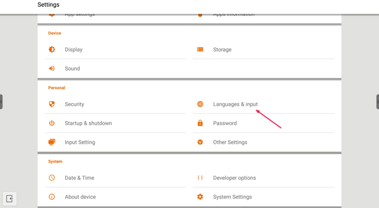 i3TOUCH EX How to change the physical keyboard layout | i3CONNECT Docs