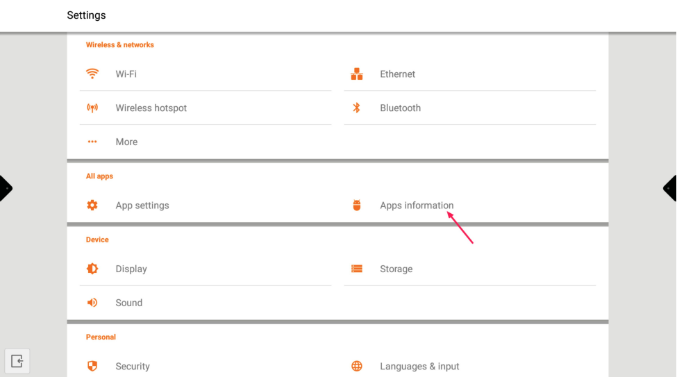 i3TOUCH EX How to disable the cast-to feature | i3CONNECT Docs
